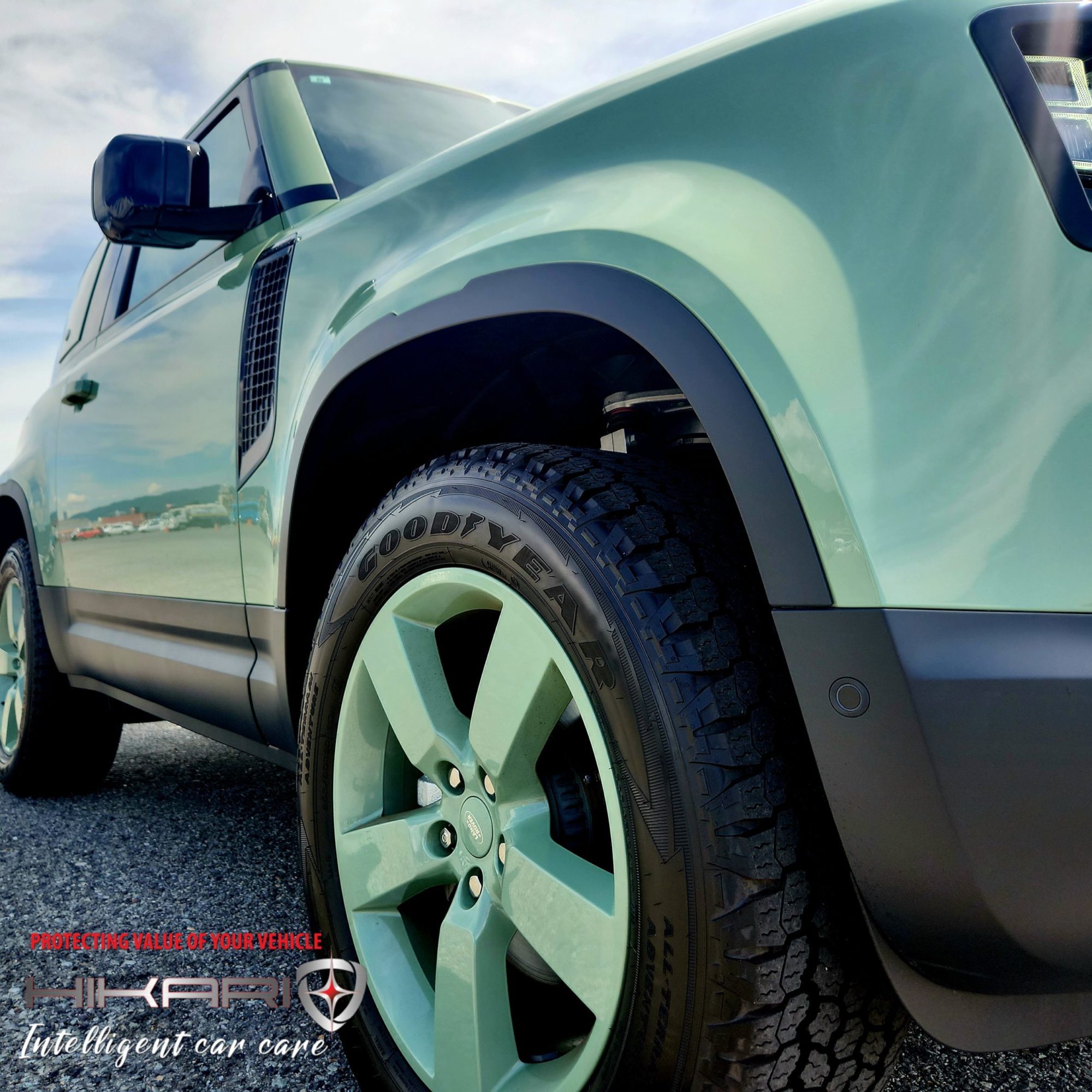 September is comming! Land Rover Defender with HIKARI Ceramic Coating ...